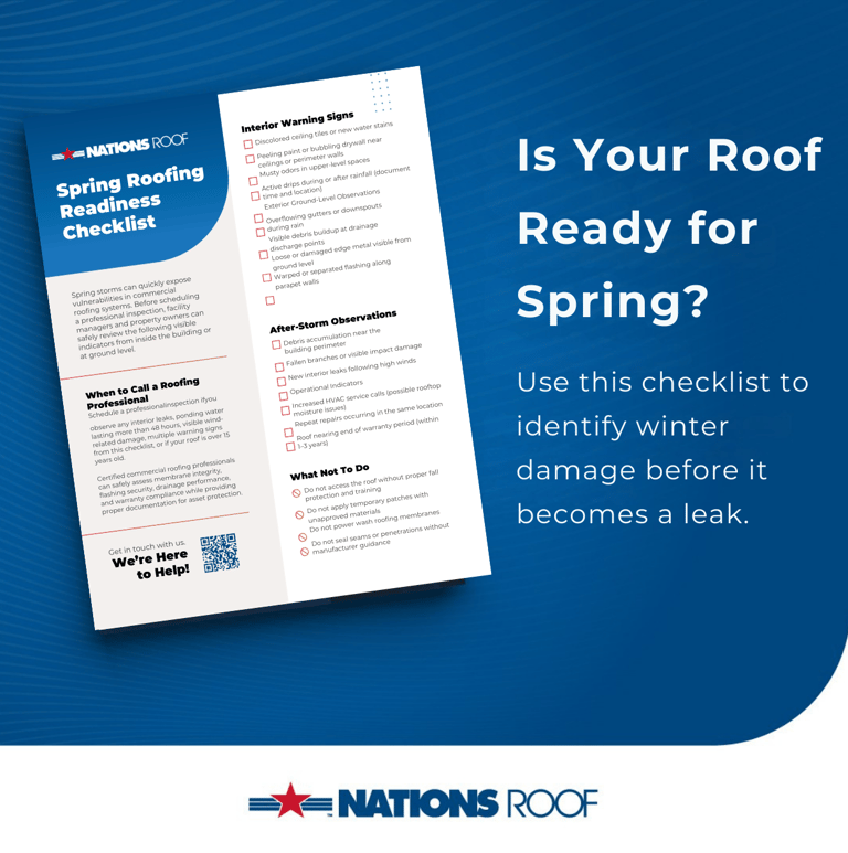 Spring Roofing Readiness Checklist | Nations Roof